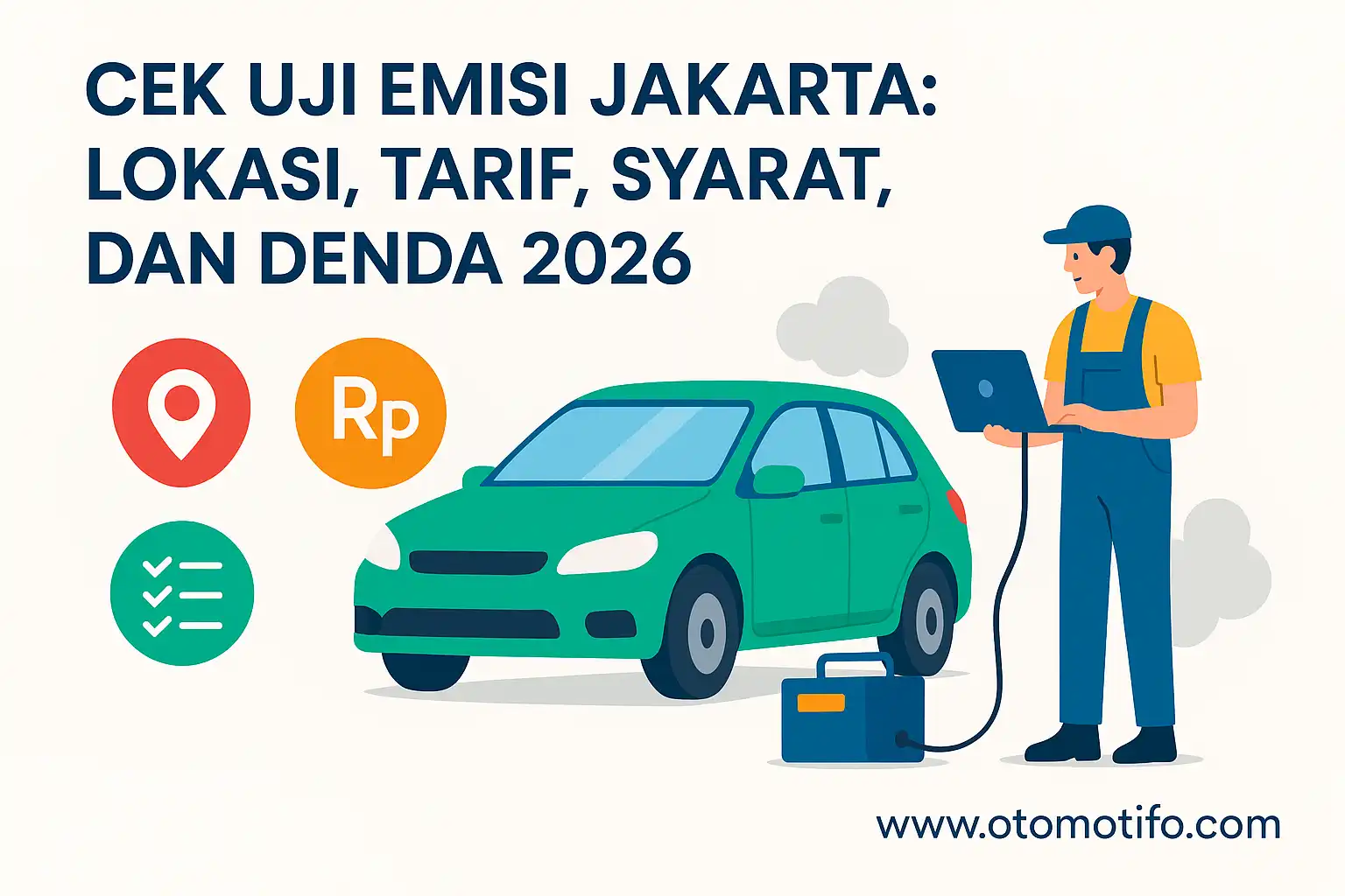 Cek Uji Emisi Jakarta: Lokasi, Tarif, Syarat, dan Denda 2026 | Otomotifo
